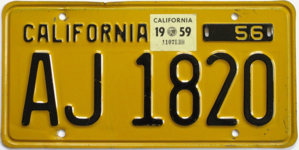 California Fashion Plate: Legacy License Plates It's So LA! Mitzi ...